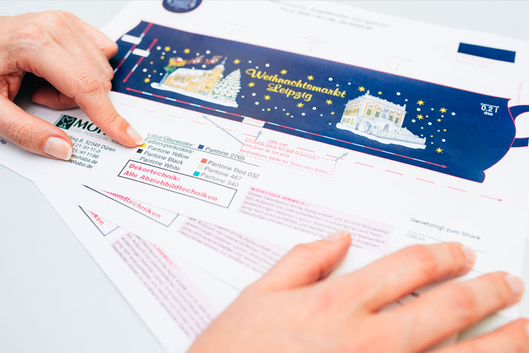 Trinkgefäße bedrucken und dekorieren wir aus Glas, Keramik & Porzellan